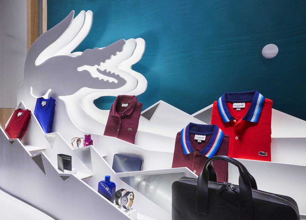 Lacoste Christmas Window - Crocodile & Novak - Manufactured by Blacks ...